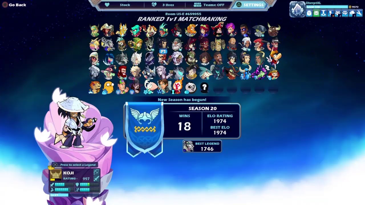 Brawlhalla rank - YouTube