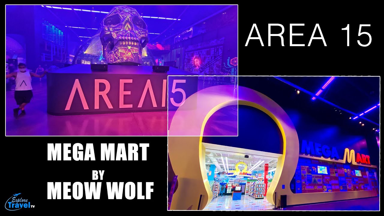 Area 15 and Omega mart by Meow Wolf Las Vegas - YouTube