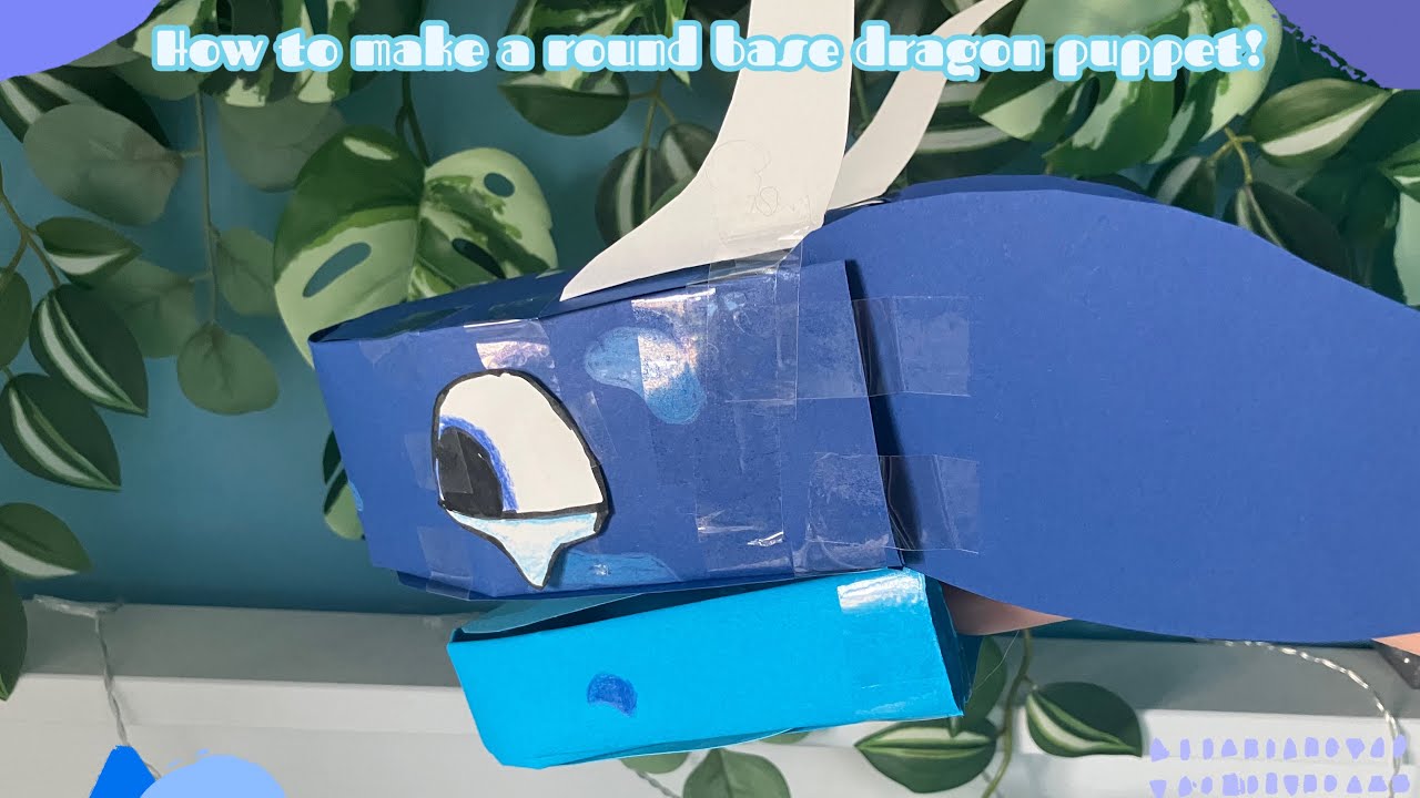 How to make a round dragon puppet ! (Aurora if you see this then look ...