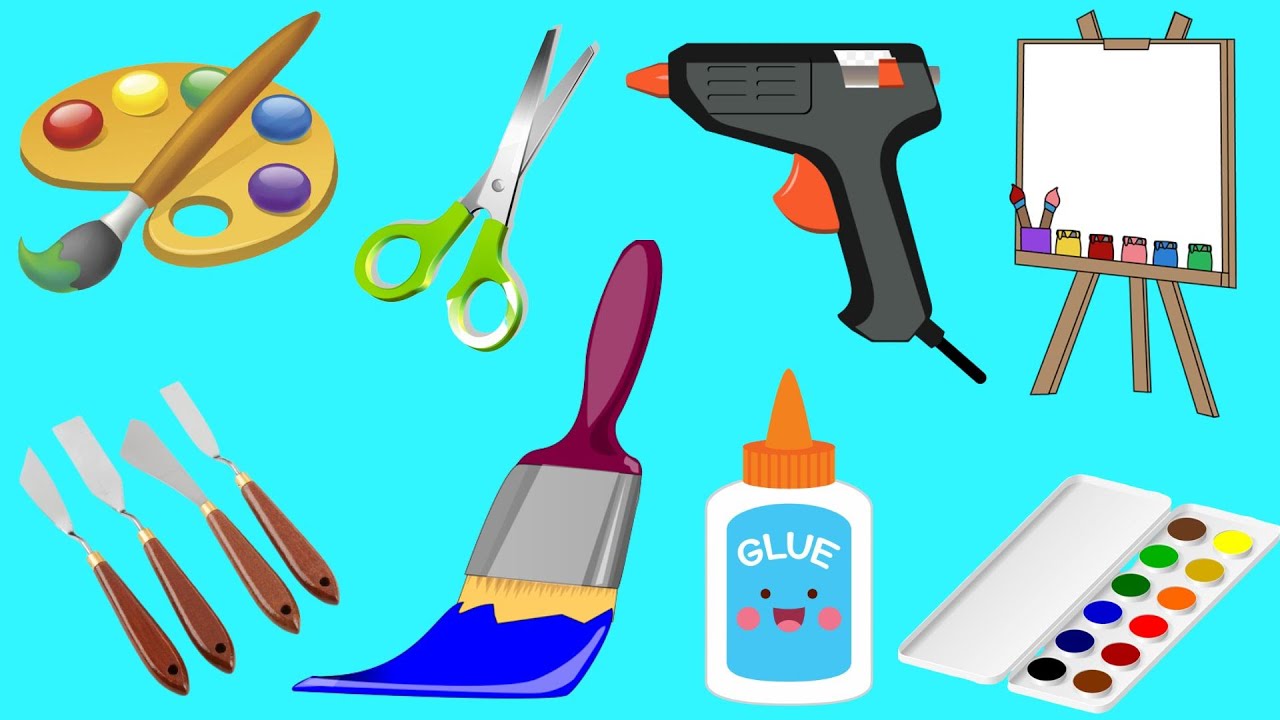 Art Tools Vocabulary | Art Tools In English | List Of Art Vocabulary ...