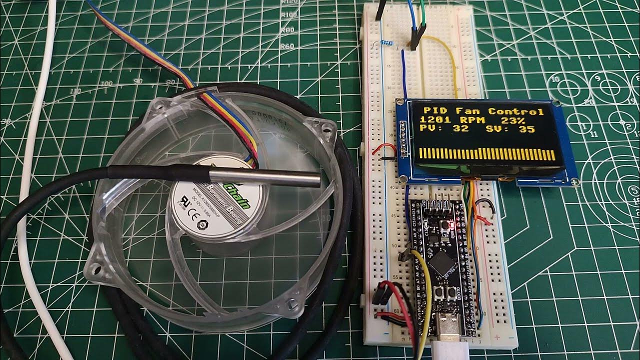 Pyboard - PID-Controlled Cooling Fan - YouTube