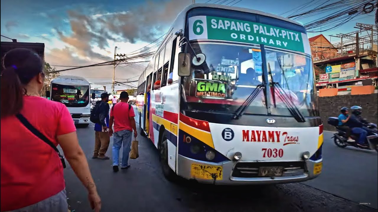 Philippines, Ordinary fare bus ride from Starmall to SOGO Hotel (1 of 2 ...