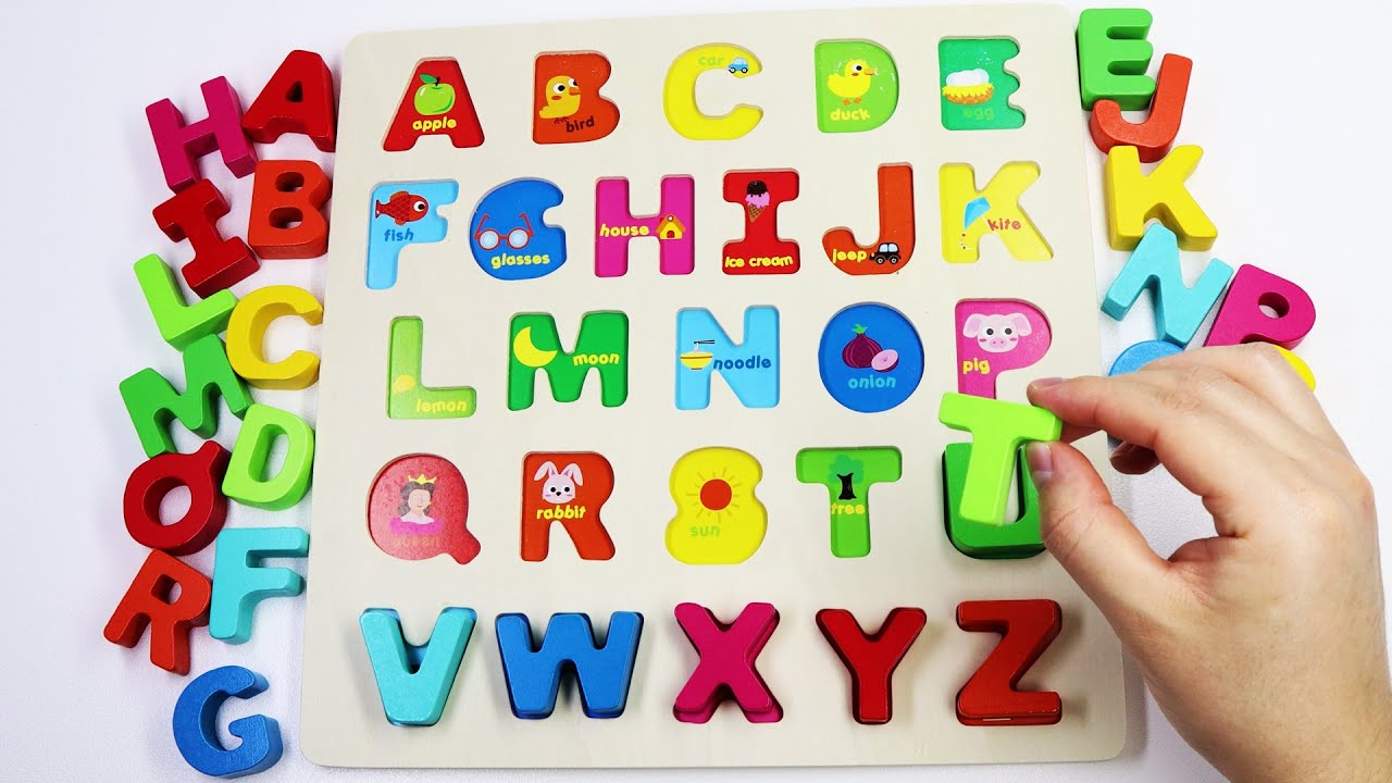 Learn ABC Puzzle Toy | Best ABC Learning Toy Letters and Alphabet Video ...