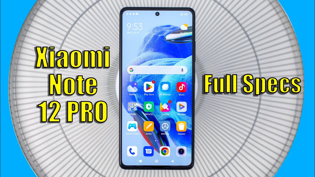 Xiaomi Redmi Note 12 Pro - Full Smartphone Specs - YouTube