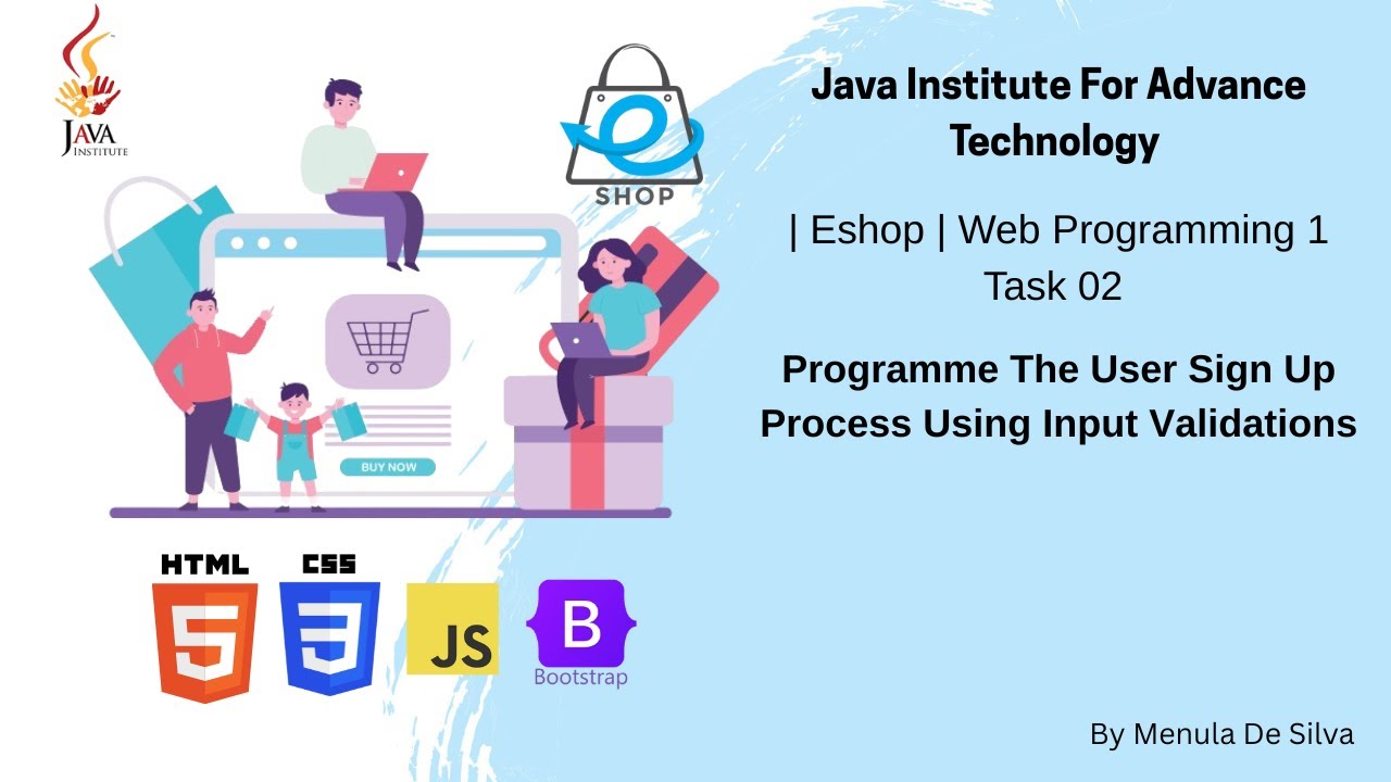 Java Institute For Advance Technology | Eshop | Web Programming Task 2 ...