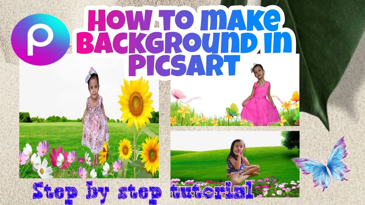 How to make Background in PicsArt for Intro || Step by step tutorial ...