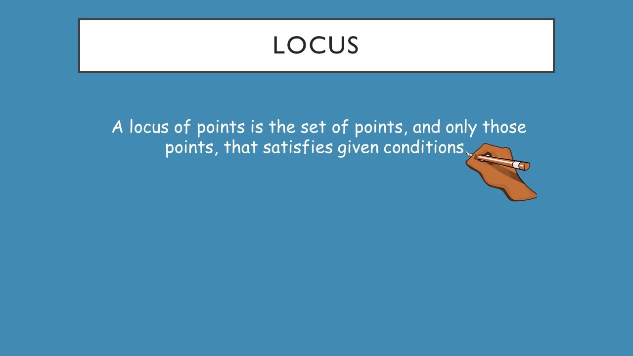 Finding Locus of A Point - YouTube