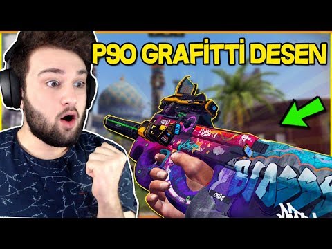 TR DE İLK!! GRAFFİTİ DESENLİ P90 İLE OYNADIM! ZULANIN EN İYİ DESENİ!