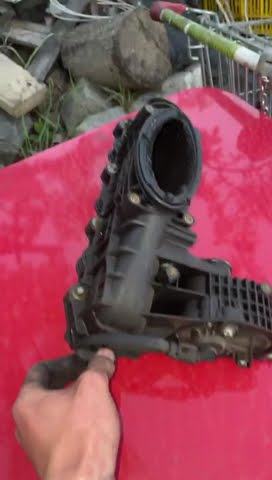 This is what a clogged Mercedes intake manifold looks like! - YouTube