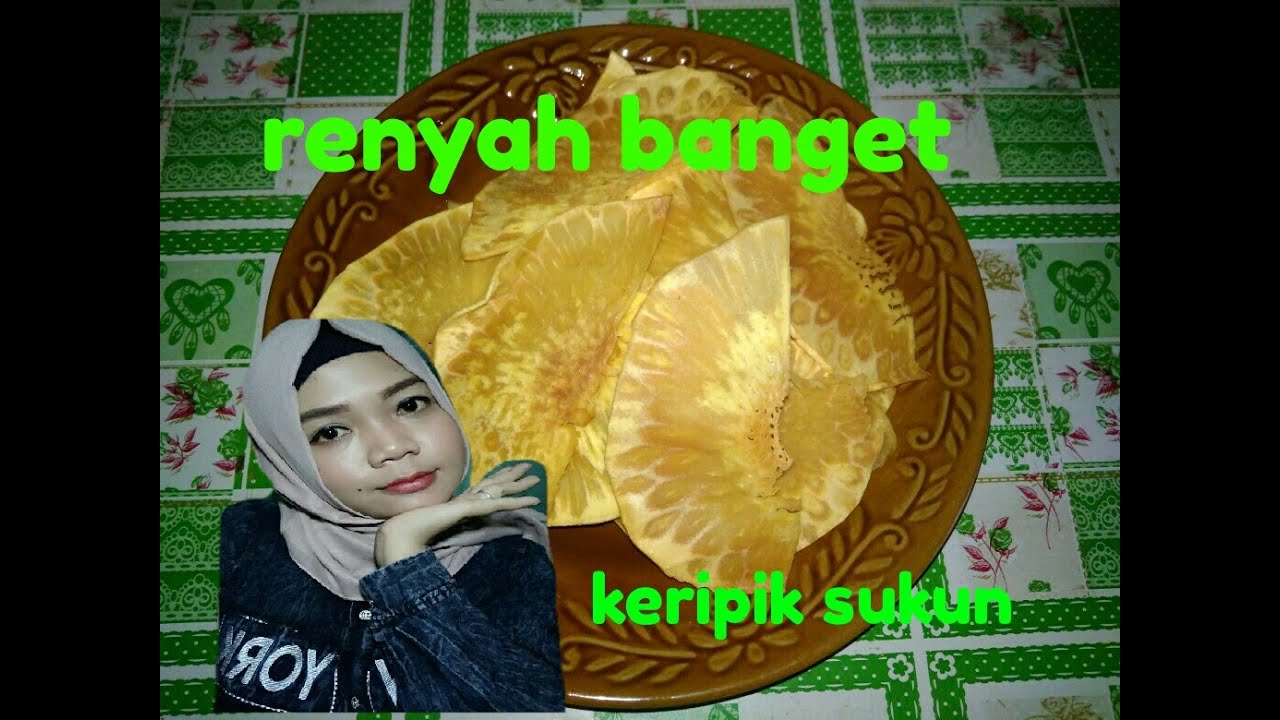 CARA BUAT KRIPIK SUKUN YANG RENYAH - YouTube
