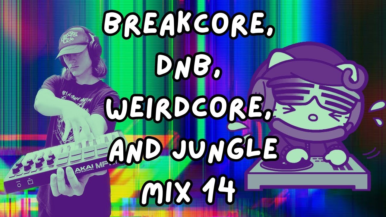 Electronic Music Mix 14 (Breakcore, DnB, Weirdcore, and Jungle) - YouTube
