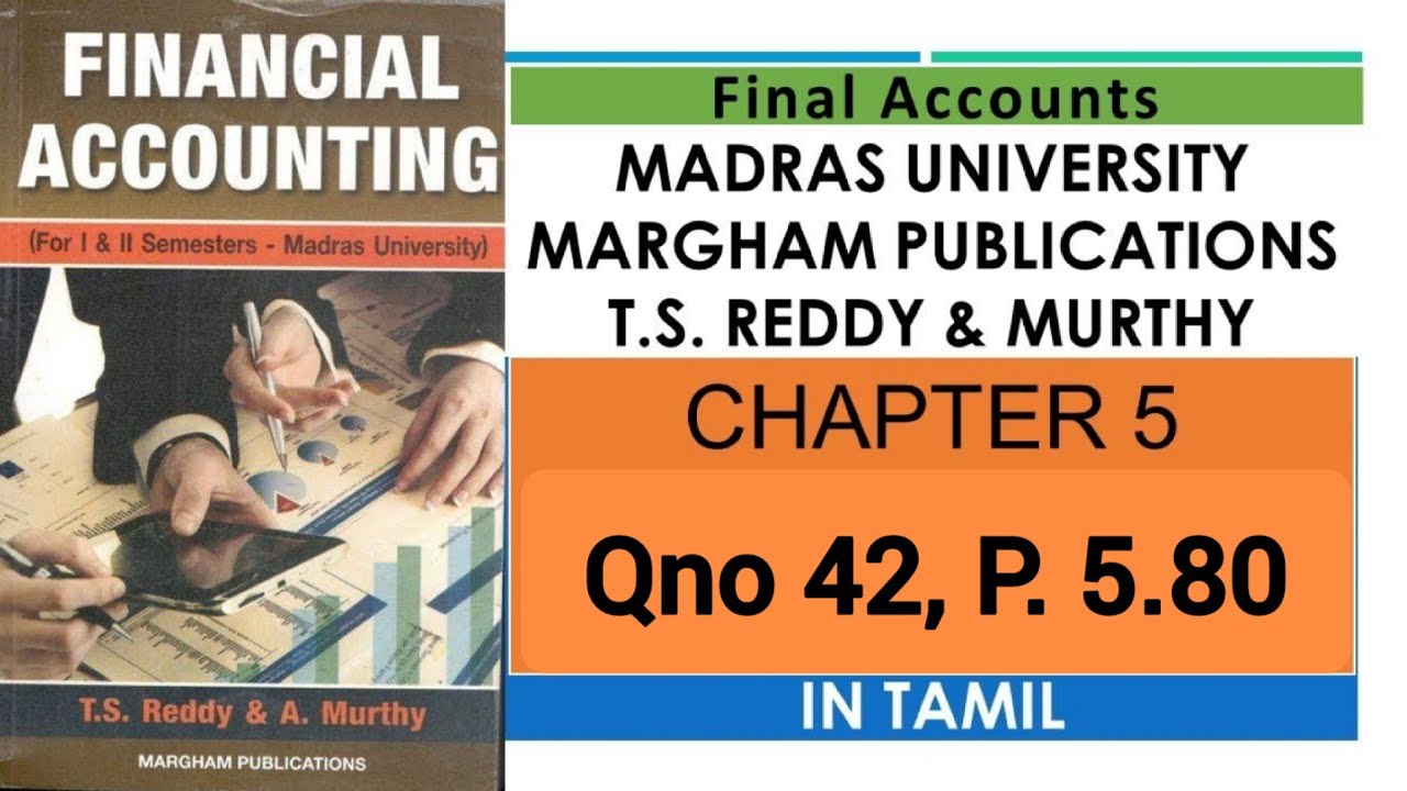 Madras University - T.S. Reddy&Murthy - Chapter 5 Problem No 42 Explanation in Tamil - YouTube
