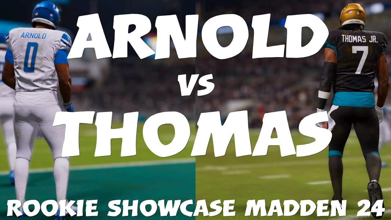 Terrion Arnold Vs Brian Thomas Jr Rookie Showcase Madden 24 - YouTube