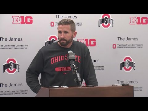 Brian Hartline | Ohio State-Northwestern pregame press conference - YouTube