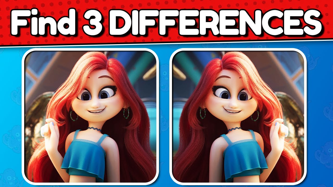 Spot the Differences #6 MEDIUM | HARD 🐬Find 3 Differences 🌊 Quiz Movie