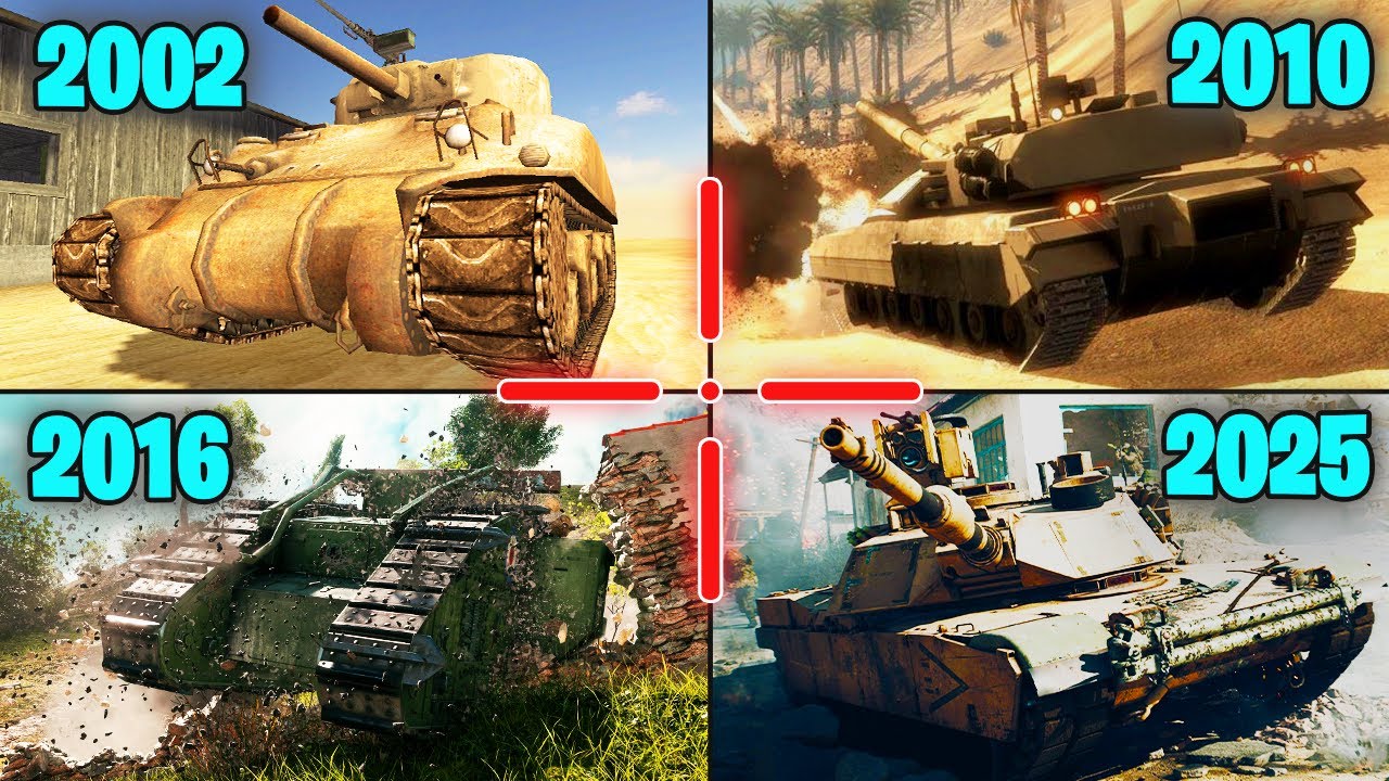 The Evolution of Tanks in Battlefield 2002–2025 - YouTube
