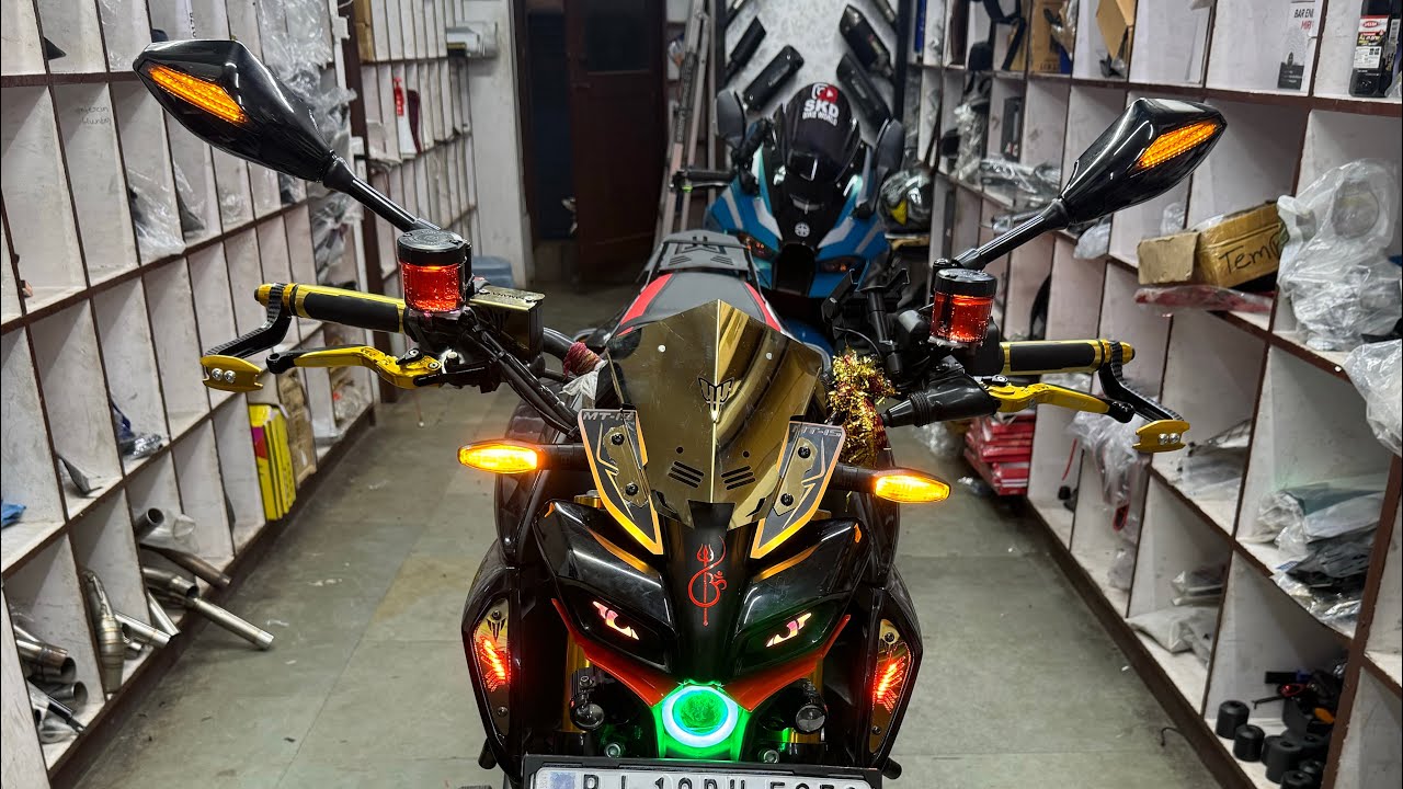 Yamaha MT15 Best Modification 👌 Ever 🥰 | MT15 Black beauty Modified ...