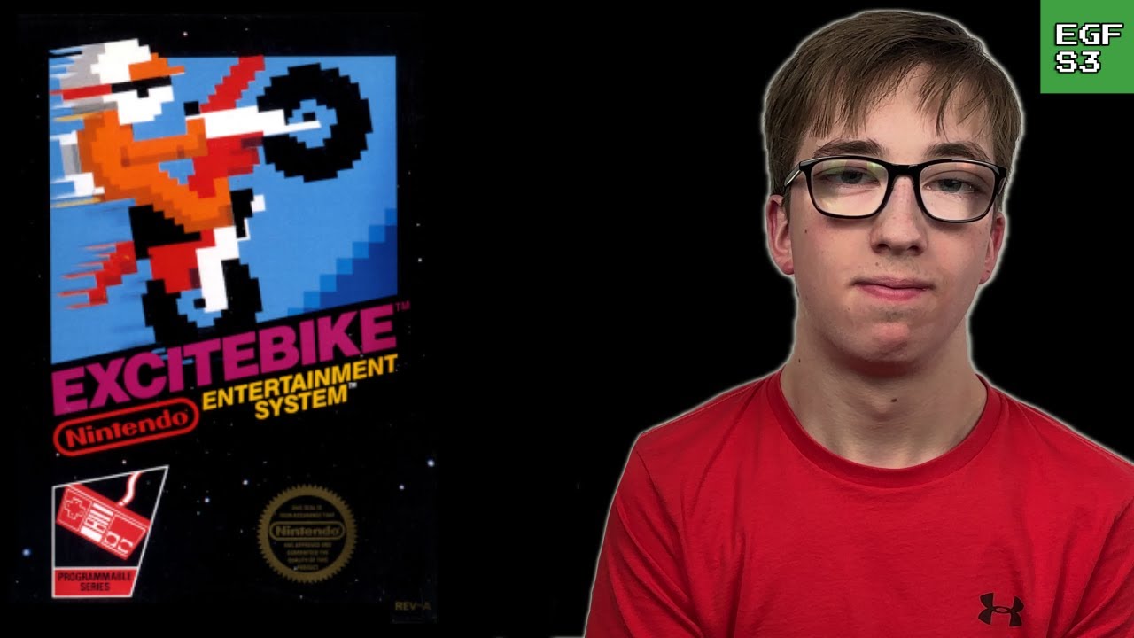 Excitebike (NES) | Racing 8-Bit Dirt Bikes- EGF - YouTube