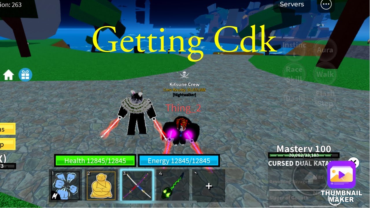 Getting Cdk In Blox Fruits #getviewsfast #bloxfruits #curseddualkatana ...