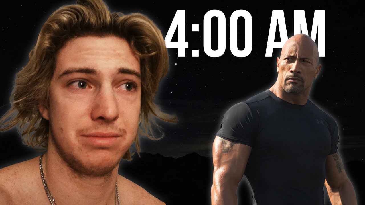 I Tried Dwayne The Rock Johnson's Morning Routine - YouTube