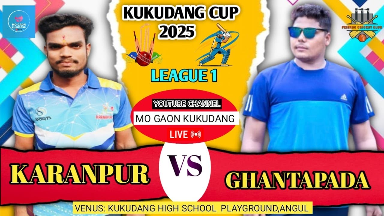 LIVE:🏆: LEAGUE MATCH 2: KUKUDANG CUP 2025:#MOGAONKUKUDANG - YouTube