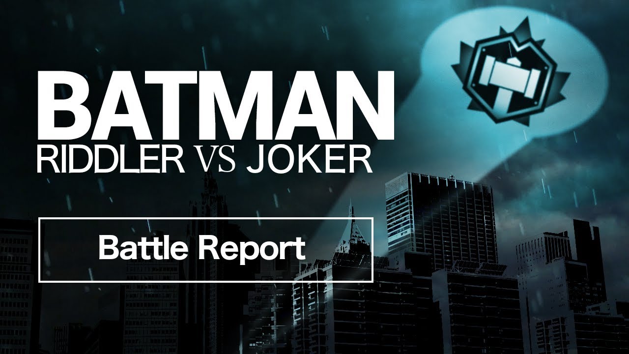 Riddler vs Joker - Batman Miniatures Game Batrep - 350 Rep - YouTube