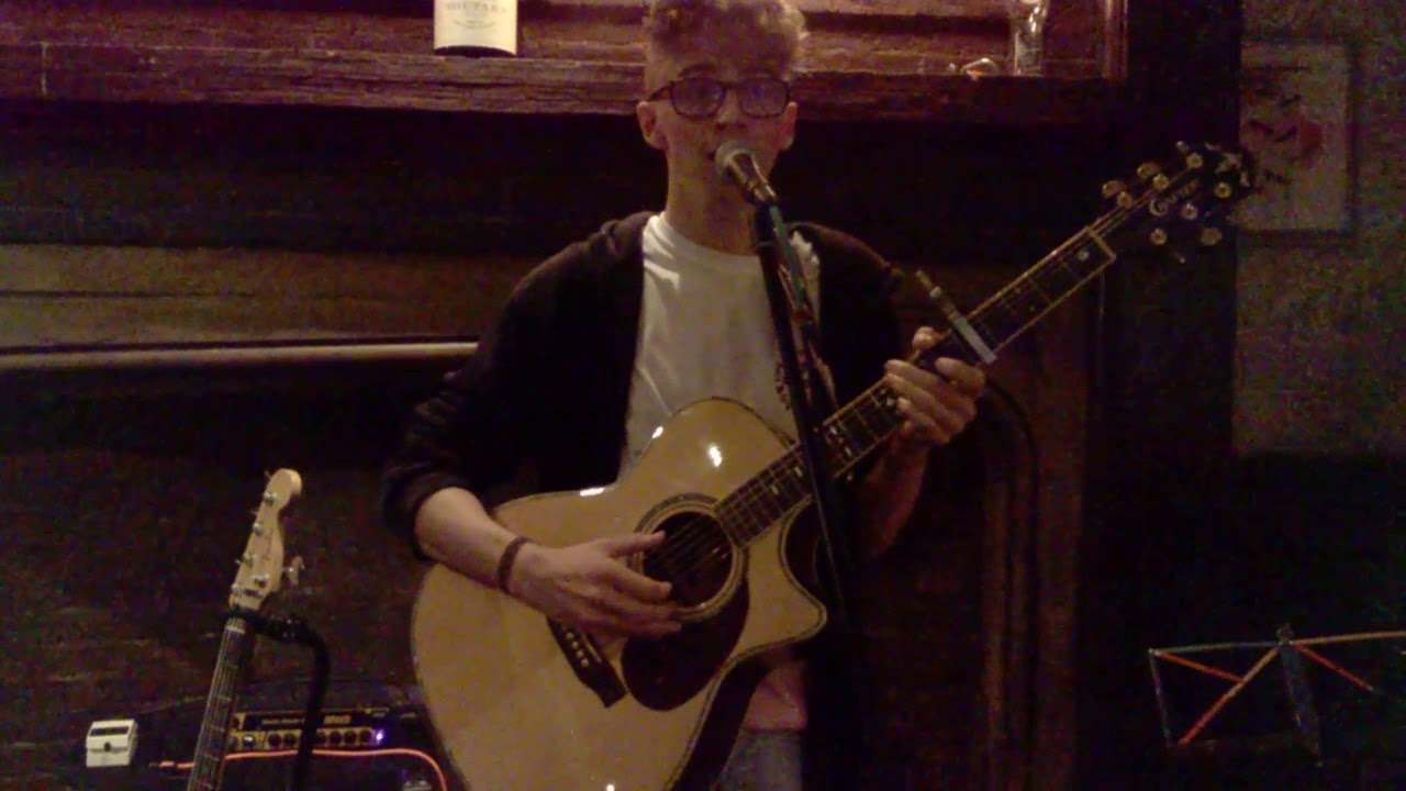 Scott Folan at T J Johnson's open mic night at The Griffin in Whetstone ...