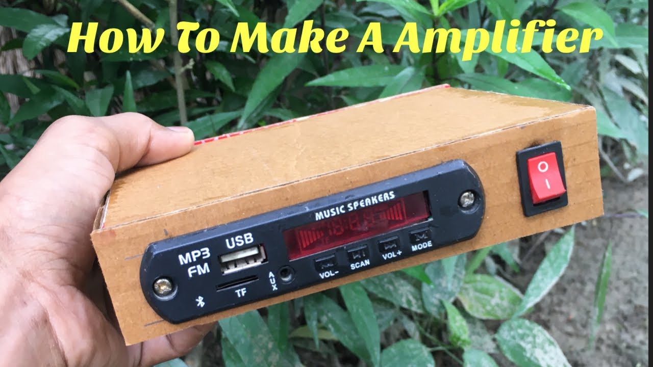 How To Make A Amplifier || Making A Amplifier At Home || ic 6283 ...