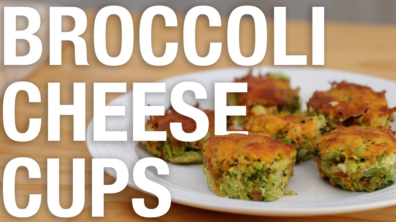 Recipe: Broccoli cheese cups - YouTube