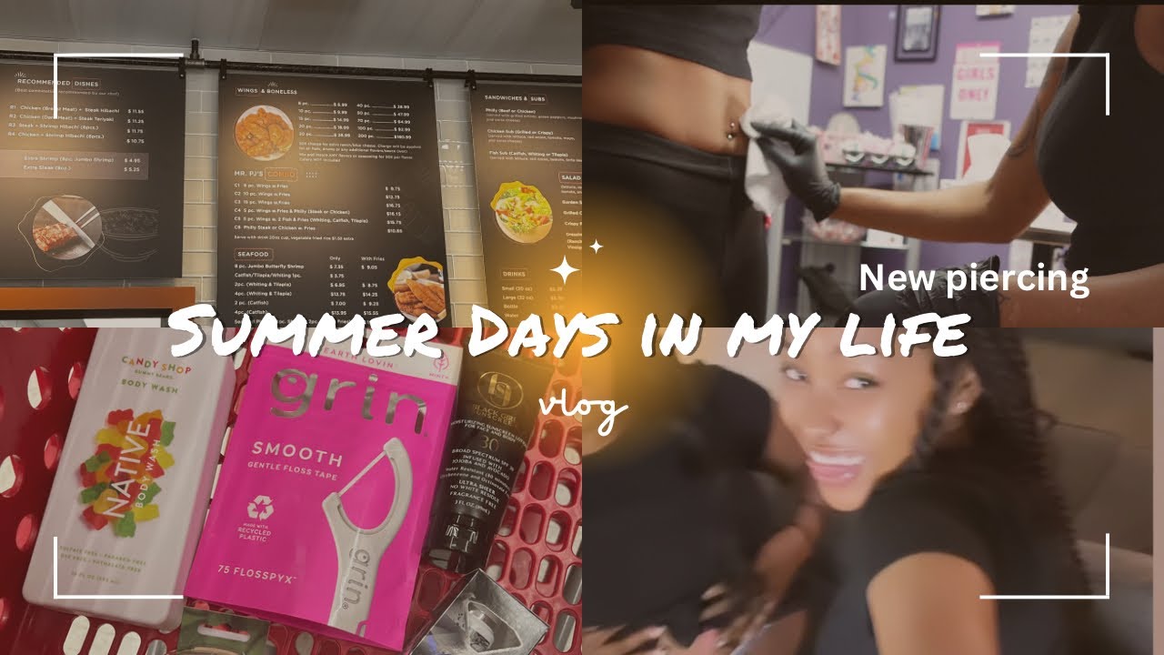 Visual diary 001: SUMMER DAYS IN MY LIFE I new camera,new piercing ...