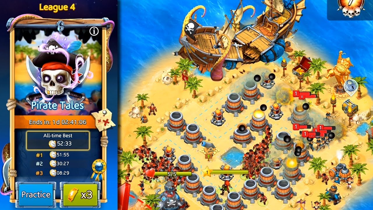 Survival Arena - Pirate Tales | Insane 1. Place Battle - YouTube