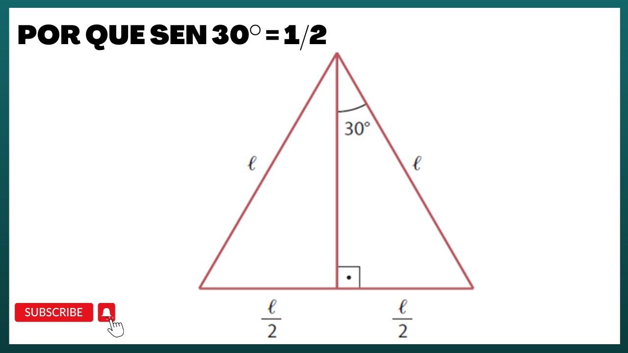POR QUE O SEN 30° = 1/2 ? - YouTube