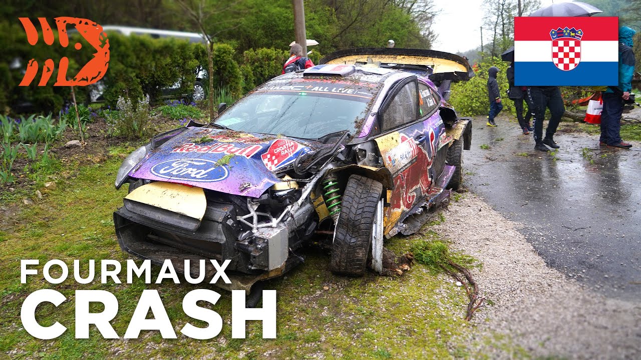 Road Rally Race Car Crash Hungarian Rally Crash Leaves Four Spectators