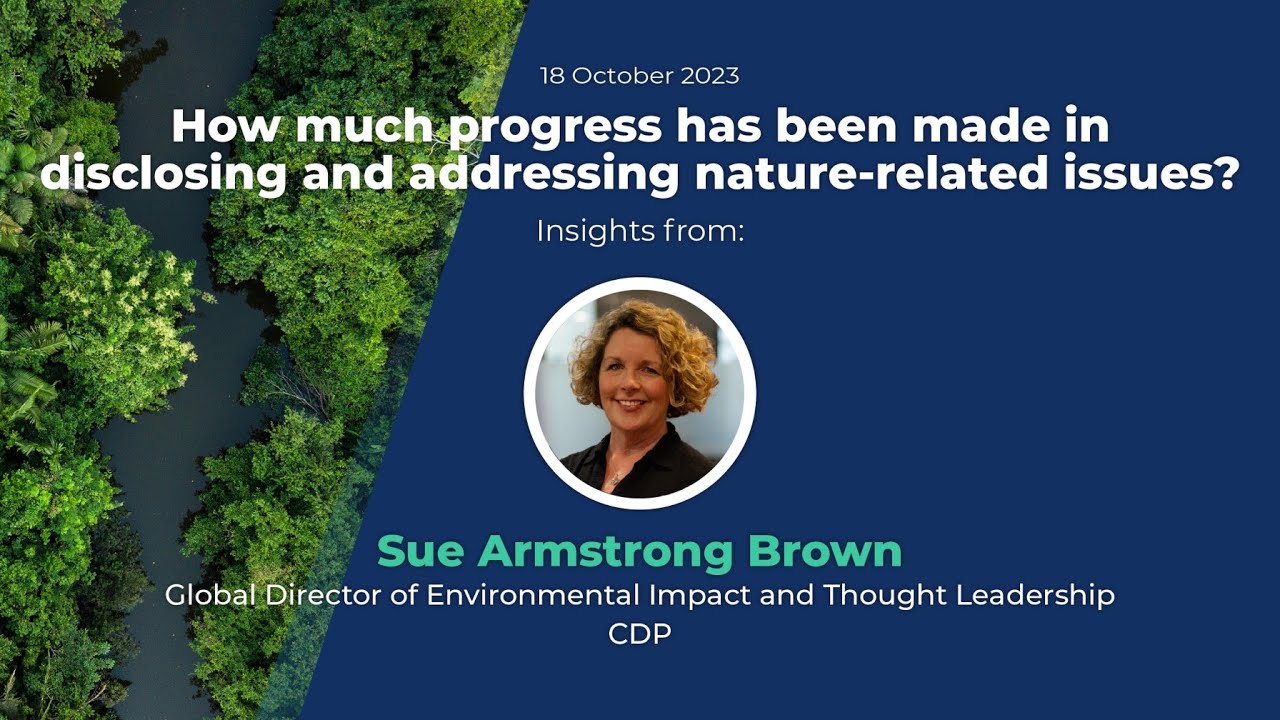 Sue Armstrong Brown Interview - Natural Capital - YouTube