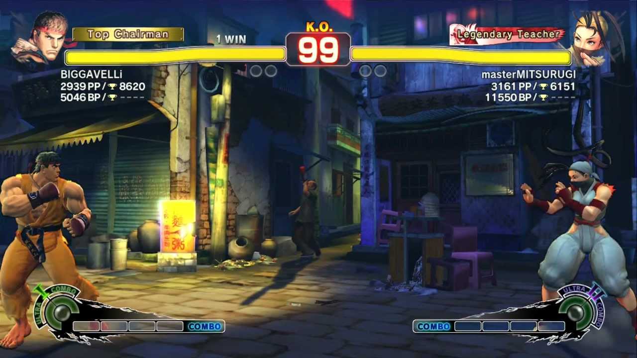 SSF4:A.E. :masterMITSURUGI vs BIGGAVELLi. 1st to 10wins set. - YouTube