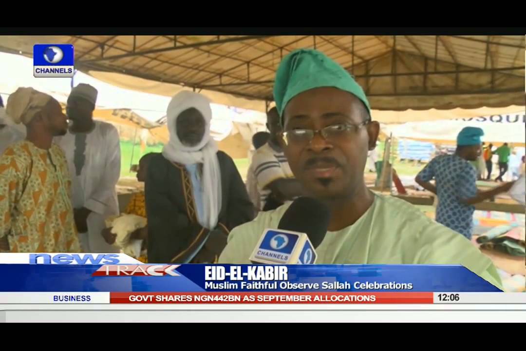 Eid El Kabir: Muslim Faithful Observe Sallah Celebration 24/09/15 - YouTube