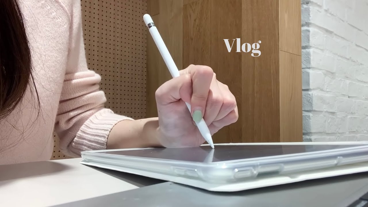 Sub Vlog 대학생 브이로그 I 어느새 4월 중반 I 아이패드로 강의 듣고 과제하기 I 집에서 요리하고 공부하기 I