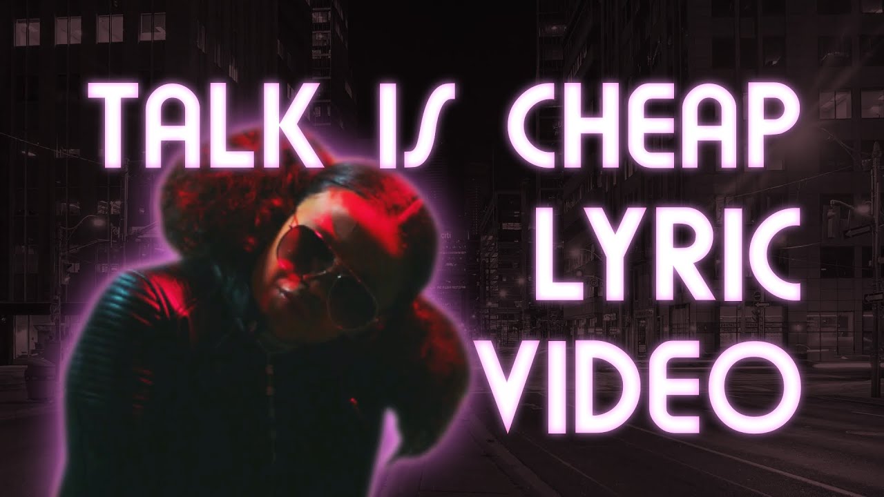 Brooklyn Queen "Talk Is Cheap" Lyric Video - YouTube