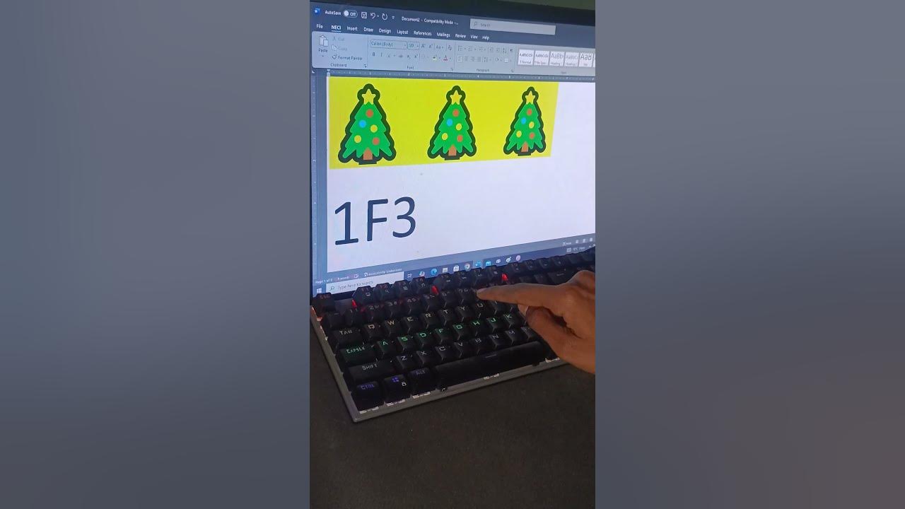 New Symbol 🌲🌲🌲🌲 Ms Word #keyboard #nclcomputer #nicl #shortcutkeys #office #ncitcomputer #gk # ...