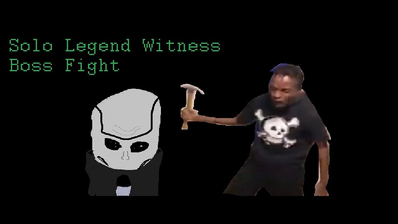 Witness Legendary boss fight Solo - YouTube