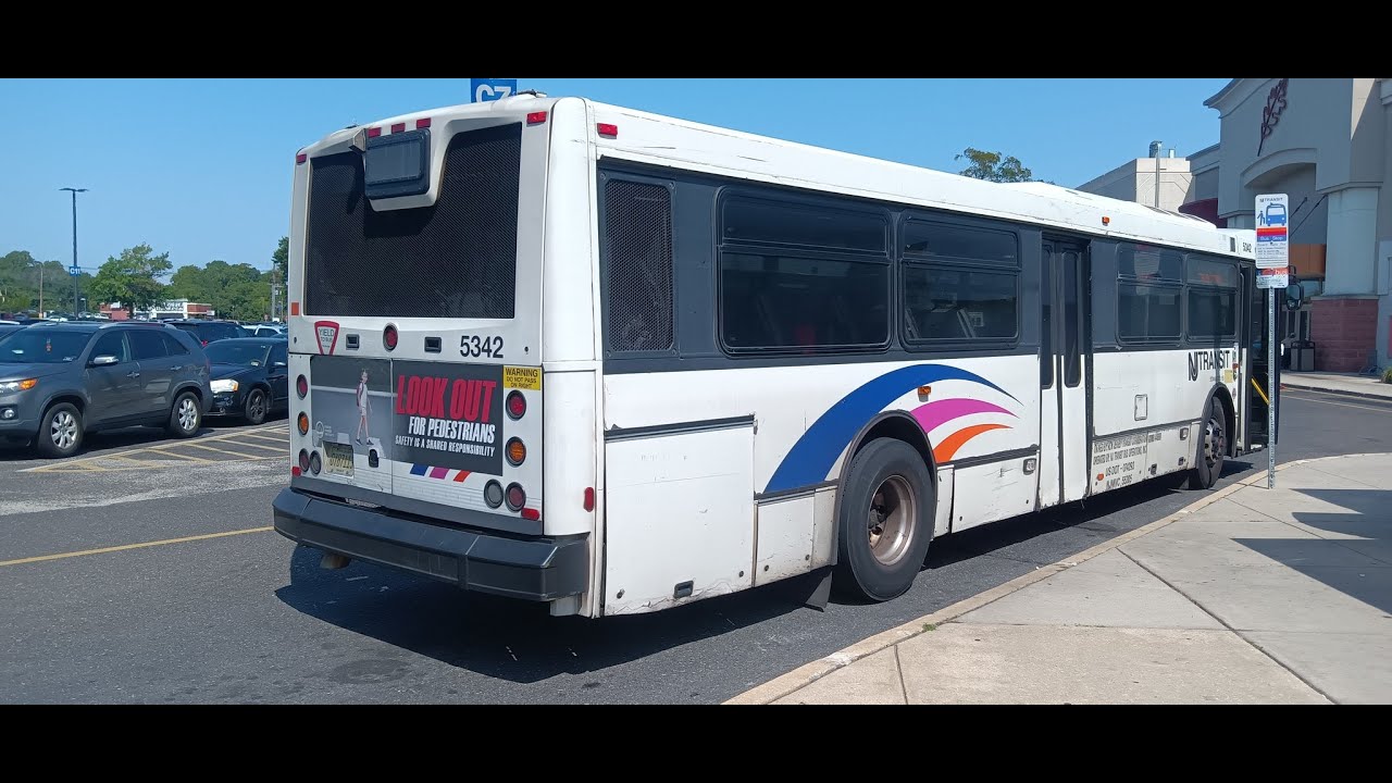 NJ Transit [On Board Ride] 2008 NABI 416.15 Suburban #5342 On Route 400 ...