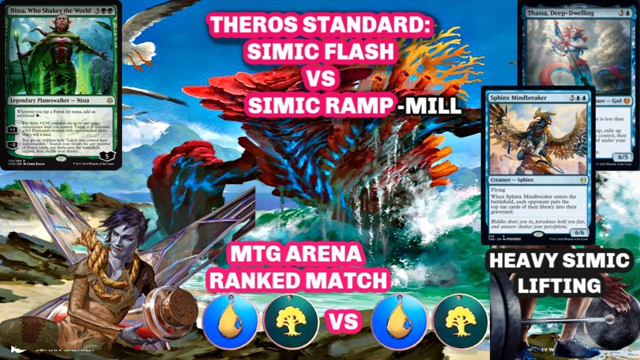 Magic The Gathering Simic RAMP Better Than Ever Vs Simic Flash Theros ...