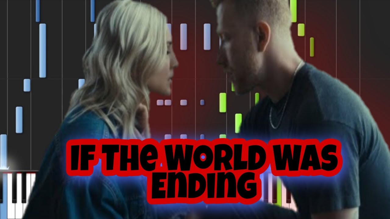 Como tocar "IF THE WORLD WAS ENDING" en piano / How to play "IF THE ...