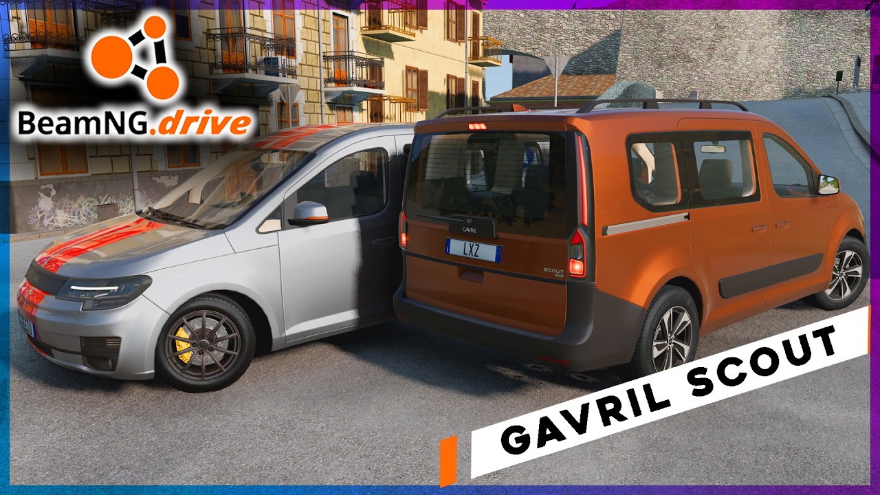 Gavril Scout (VW Caddy) 🛣️ BeamNG.drive - YouTube