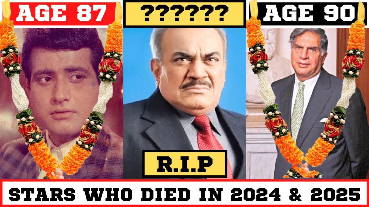 Bollywood Stars Who Died In 2024 And 2025 - Ratan Tata - Manoj Kumar ...