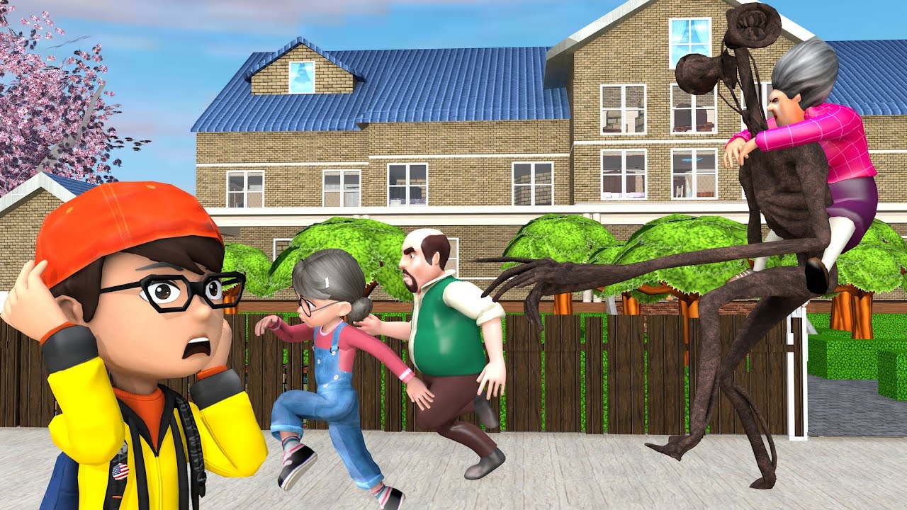 Scary Teacher 3D Animation - Siren Head To Kidnap Miss T and Ice Scream ...