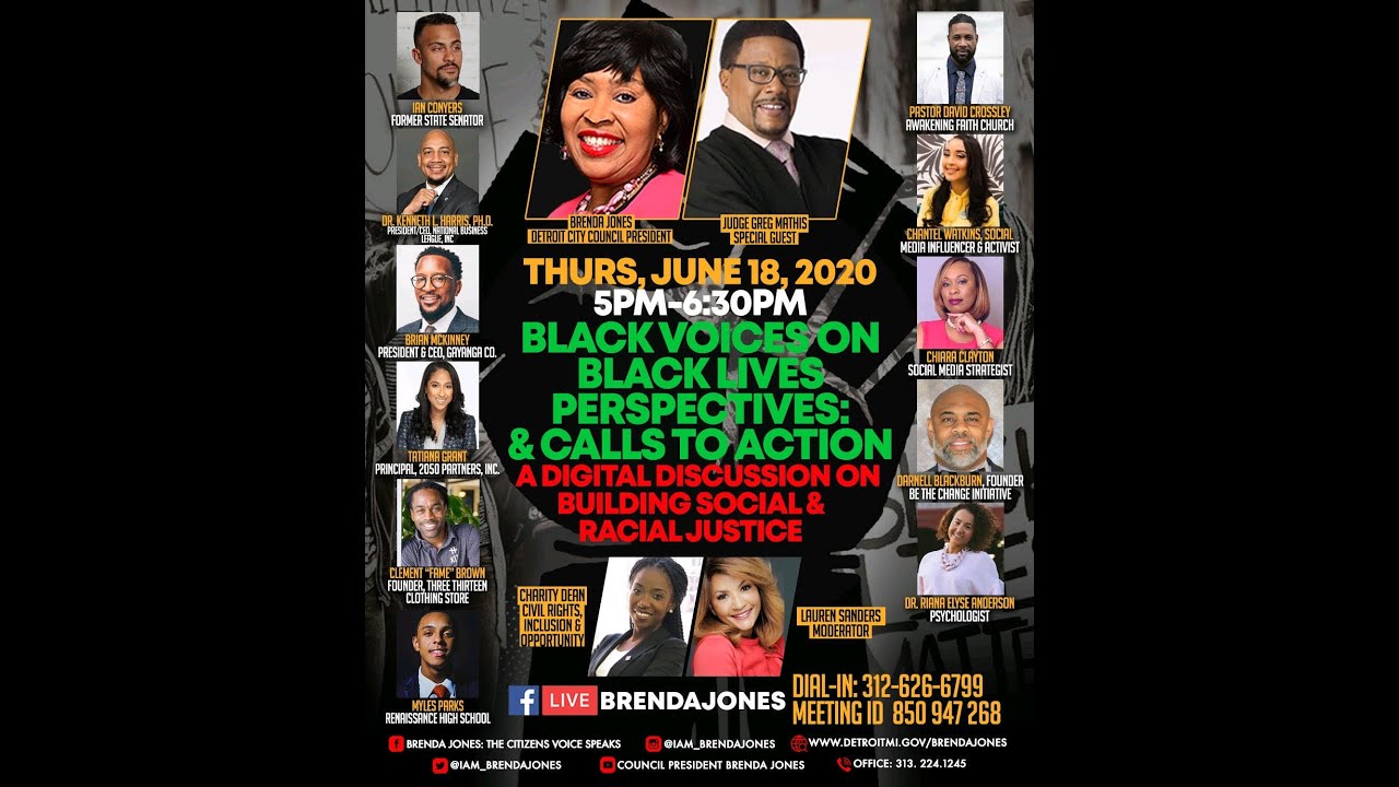 Black Voices on Black Lives: Perspectives & Calls to Action - YouTube