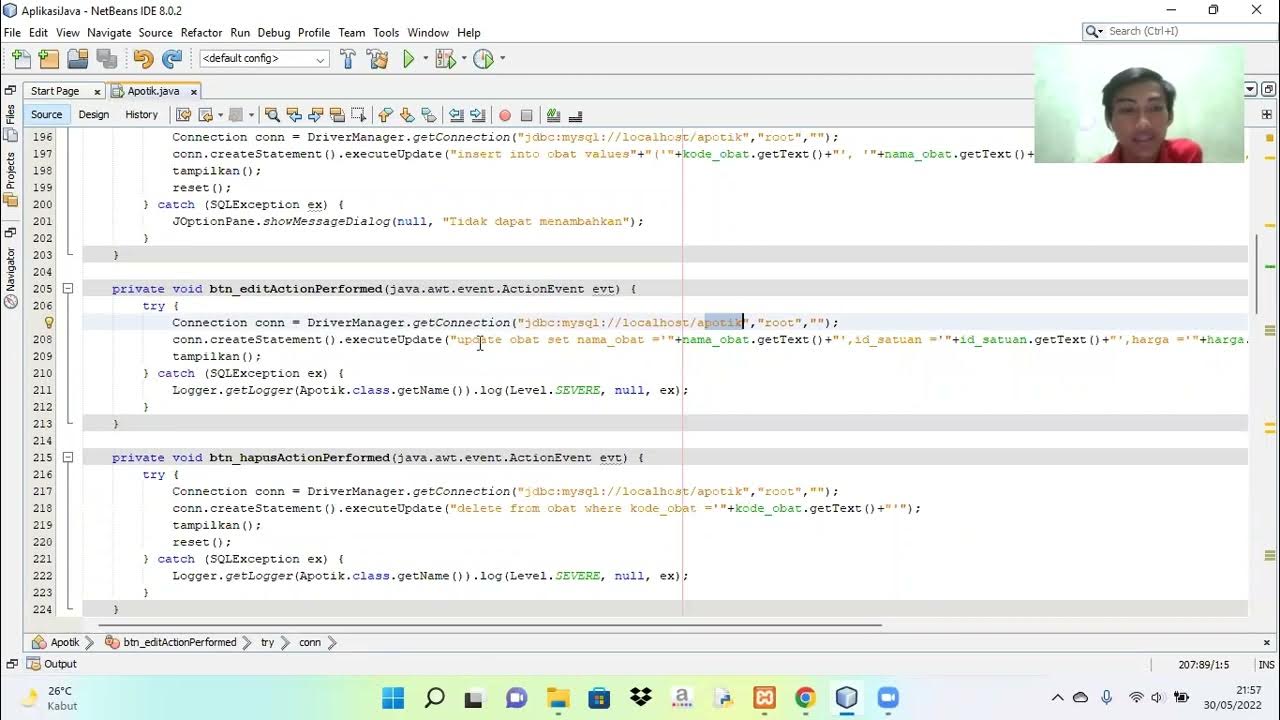 Java GUI (CRUD) Yang Terhubung Database MYSQL || JAVA NETBEANS - YouTube