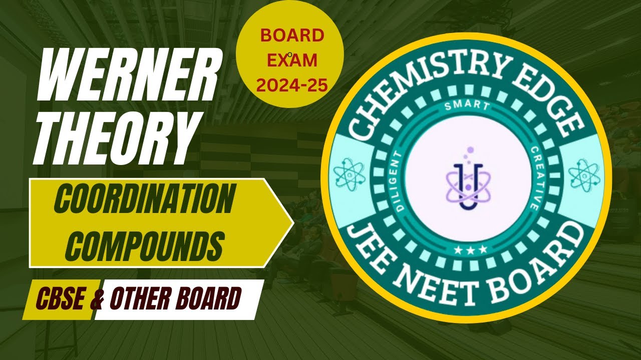 Werner Theory of Coordination Compounds I Class 12 Chemistry 5 Chapter I CBSE 2024-25 - YouTube