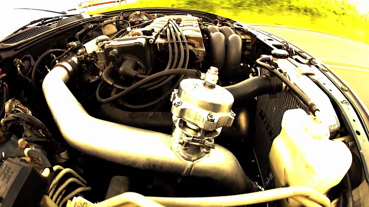 DC2 B18B Turbo, 6psi and grandma shifting w/ 2 passengers - YouTube